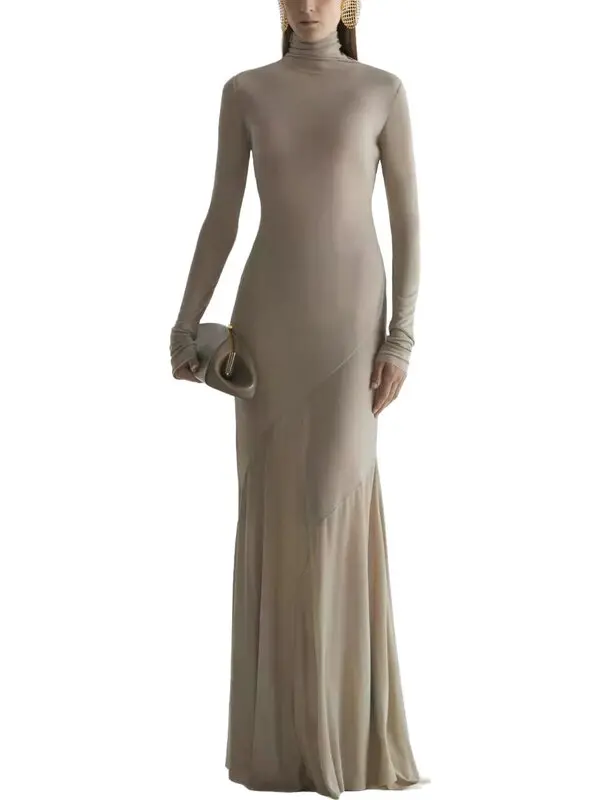 MUGLER Jersey Gown - Neutrals