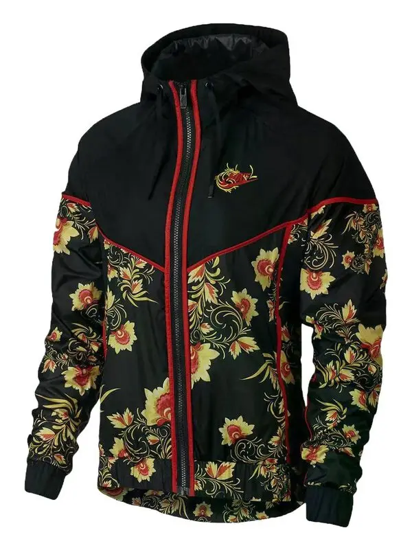 Nike Windrunner Aop Jacket - Black