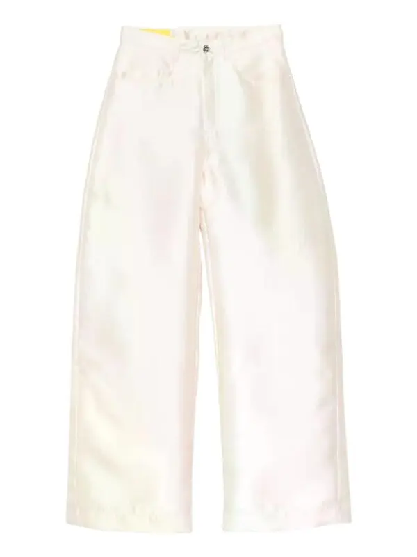 MARQUES' ALMEIDA Satin Trousers - Neutrals