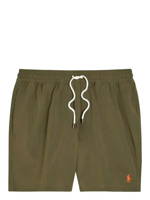 Polo Ralph Lauren Logo-embroidered Woven Swim Shorts - Tan