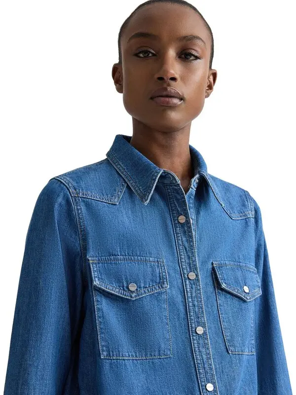 TWP The Rancher's Daughter Denim Shirt - Paris