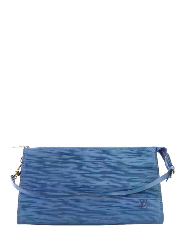 LOUIS VUITTON Pochette Accessoires Epi Leather Clutch Bag - Blue