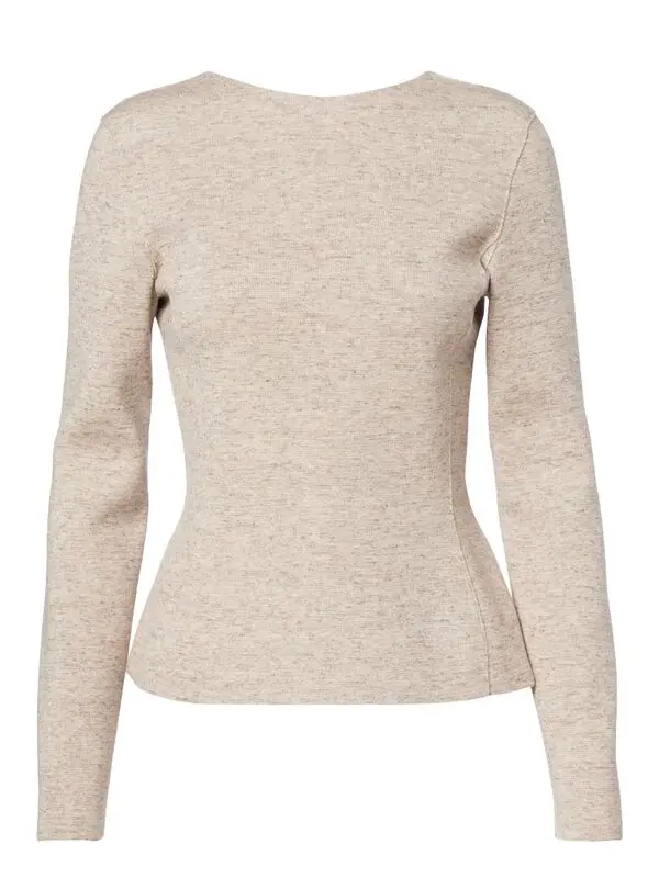 Loro Piana Willow Cashmere, Wool, And Linen Cardigan - Beige