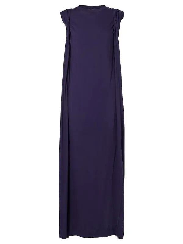Dries Van Noten Cotton Midi Dress - Purple