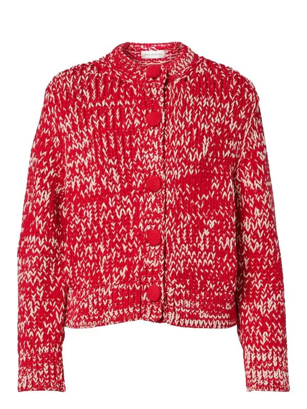 Dries Van Noten Cotton-blend Cardigan - Red
