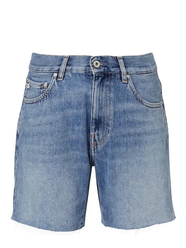Ag Ex-boyfriend Denim Bermuda Shorts - Blue