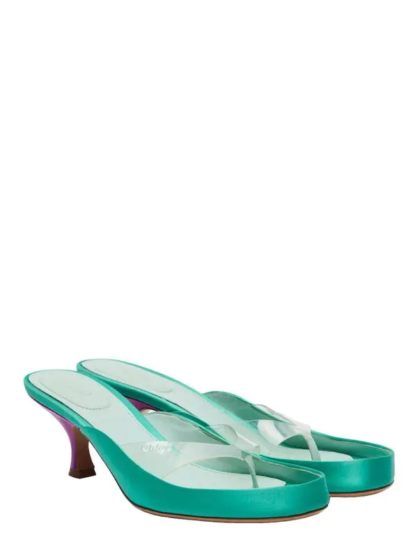 Chloé Junie Thong Sandals - Blue