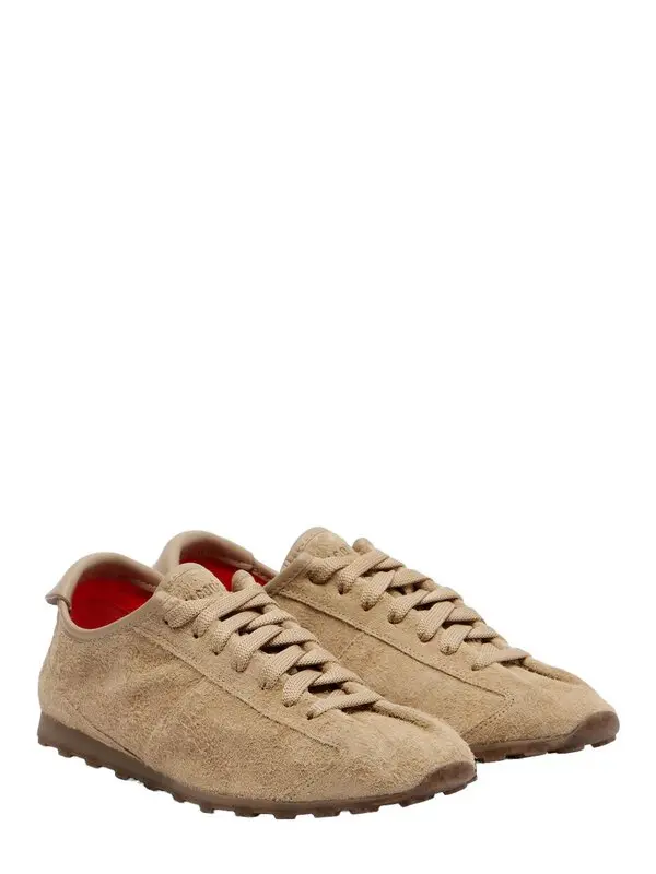 Jacquemus Tennis Suede Sneakers - Beige