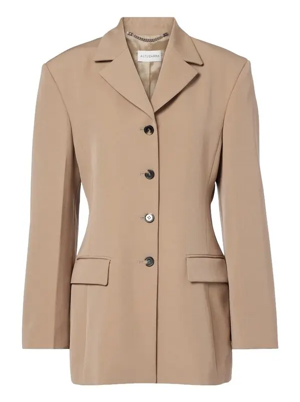 Altuzarra Hoffman Wool Blazer - Beige
