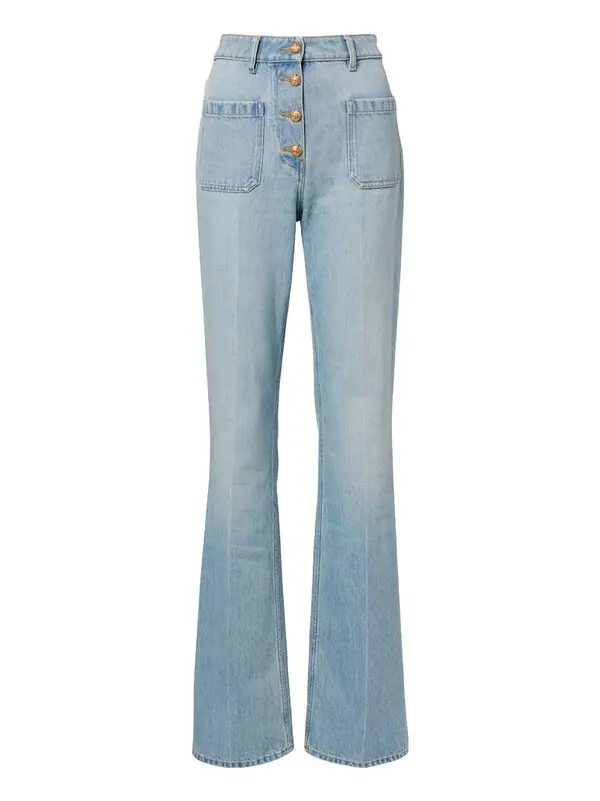 Valentino Garavani High-rise Straight Jeans - Blue