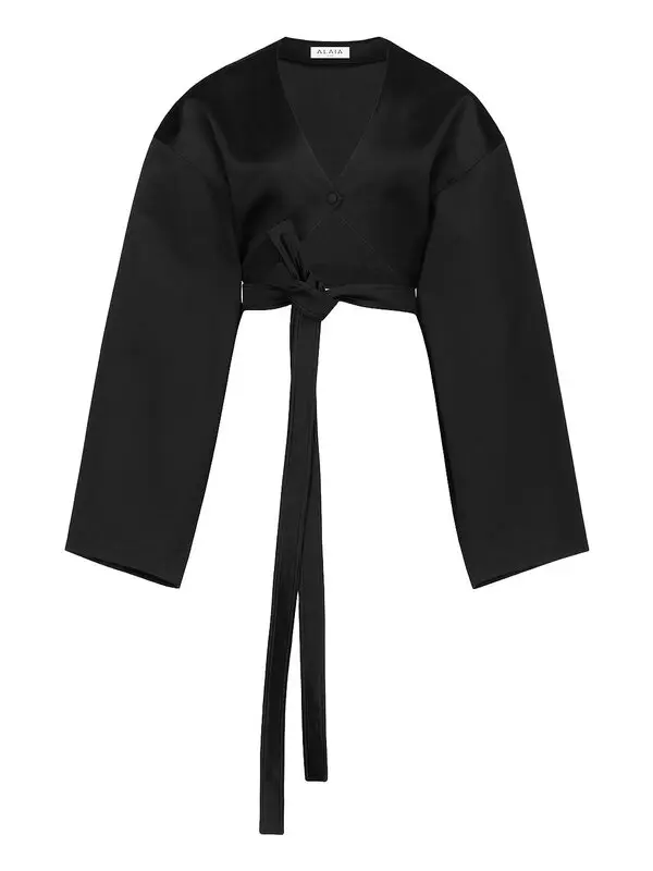 Alaïa Alaϊa Wrap Jacket - Noir Alaia