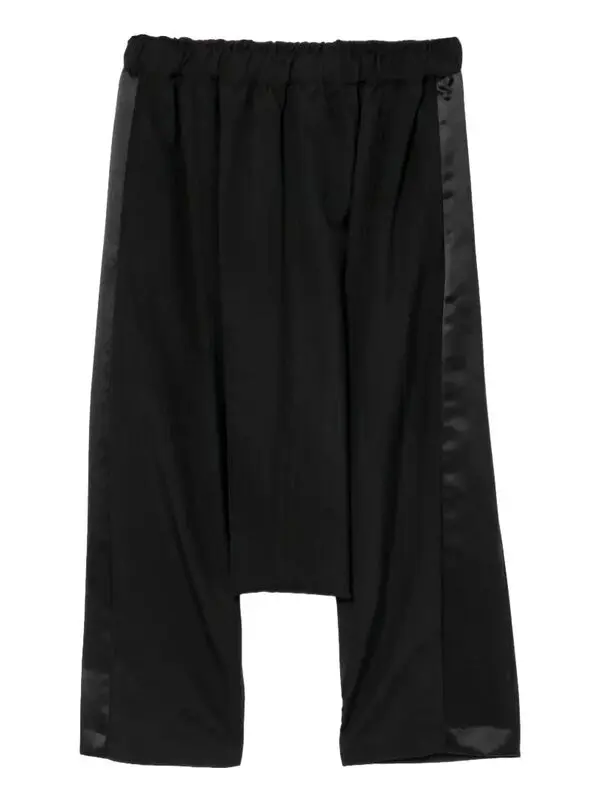 Comme Des Garçons Ribbon Detail Trousers - Black