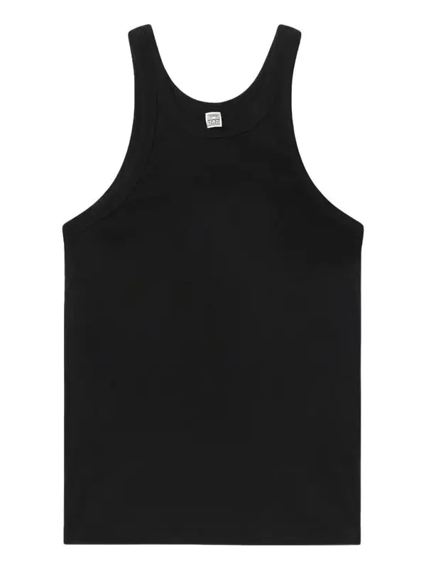 TOTEME Round-neck Tank Top - Black
