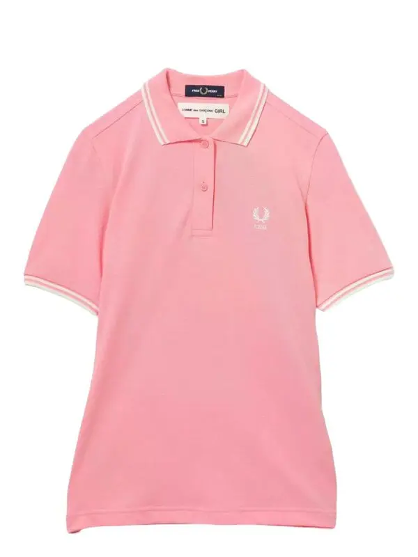Comme Des Garçons Short-sleeve Polo Shirt - Pink