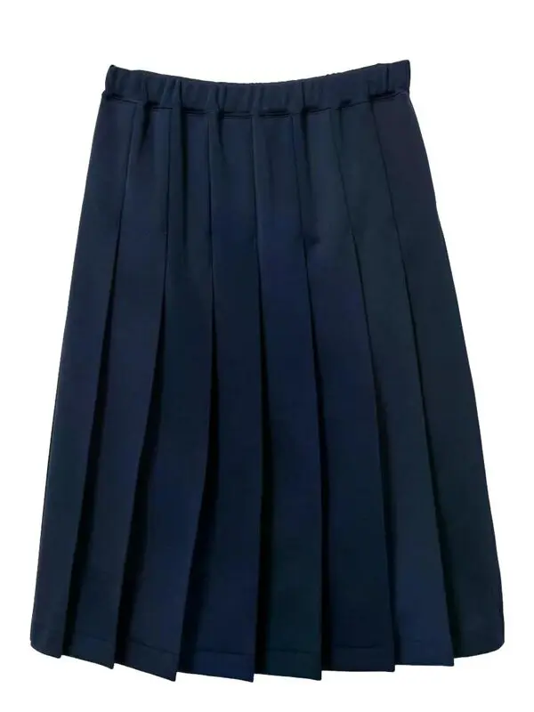 Comme Des Garçons Pleated Midi Skirt - Blue