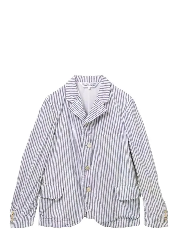 Comme Des Garçons Button-up Blazer - Blue