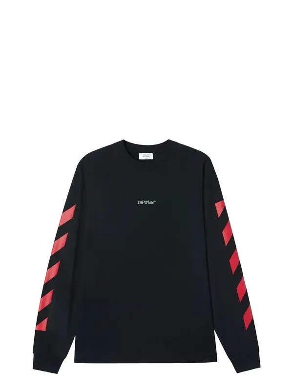 Off-White Arrow-motif Long-sleeve Sweatshirt - Black