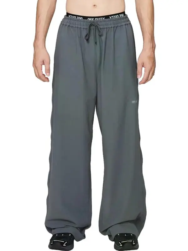 OFF DUTY Drawstring Chad Trousers - Grey