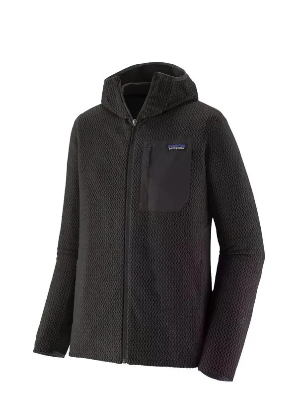 Patagonia R1® Air Hooded Zip Hoodie - Black