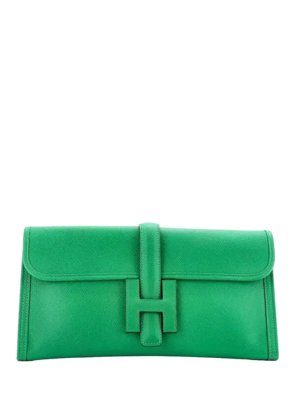 Hermès Jige Elan 29 Clutch - Green