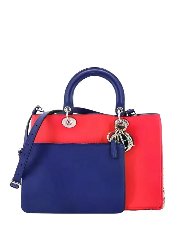 Dior Diorissimo Smooth Calfskin Medium Tote Bag - Multicolour