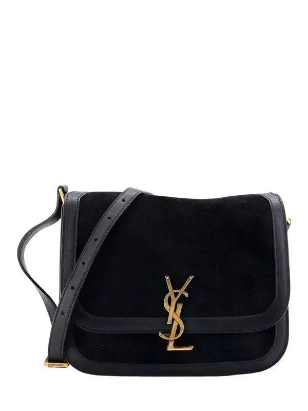 Saint Laurent Solferino Medium Shoulder Bag - Black