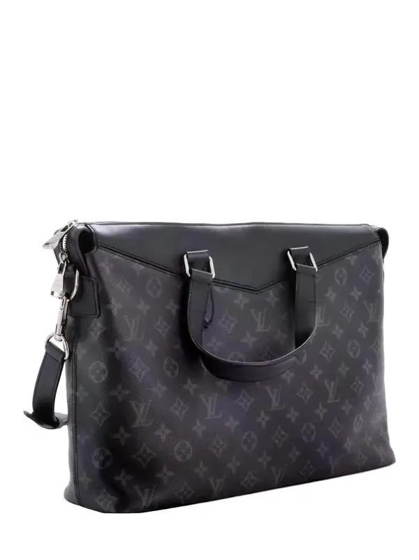 LOUIS VUITTON Explorer Briefcase Monogram Eclipse Canvas - Black