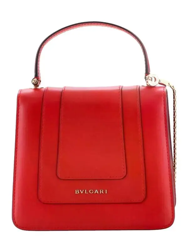 BVLGARI Serpenti Forever Small Satchel - Red