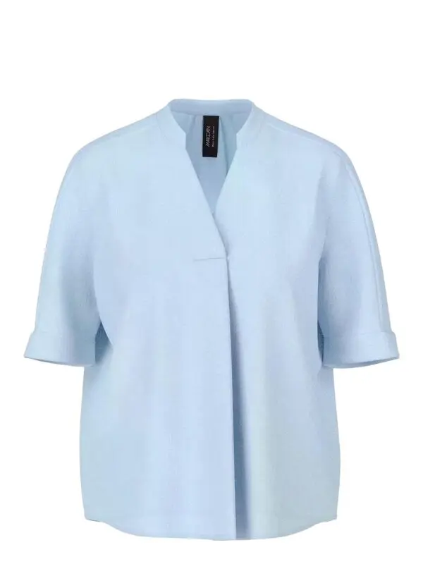 MARCCAIN Short-sleeved Blouse - Blue