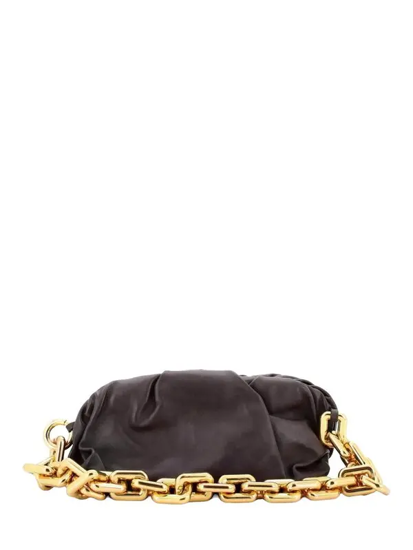 Bottega Veneta The Chain Pouch Teen Shoulder Bag - Brown