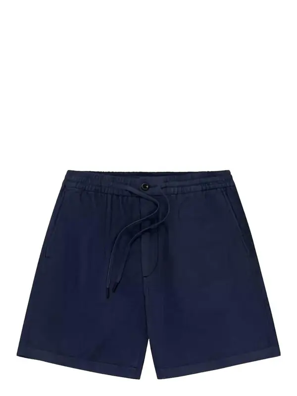 Incotex Drawstring-waist Corduroy Shorts - Blue