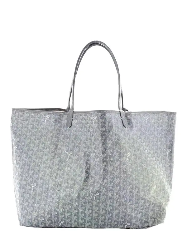 Goyard Saint Louis Coated Canvas Gm Tote Bag - Grey