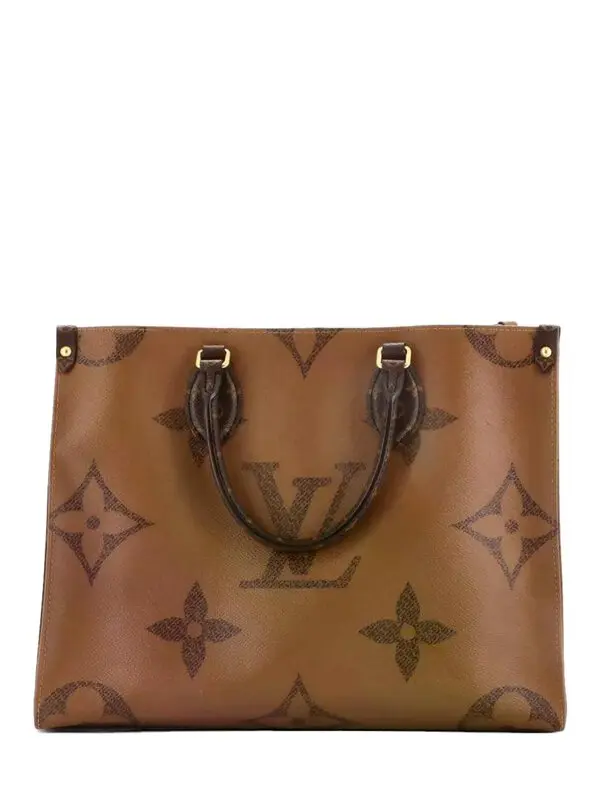 LOUIS VUITTON Onthego Reverse Monogram Giant Mm Tote Bag - Brown