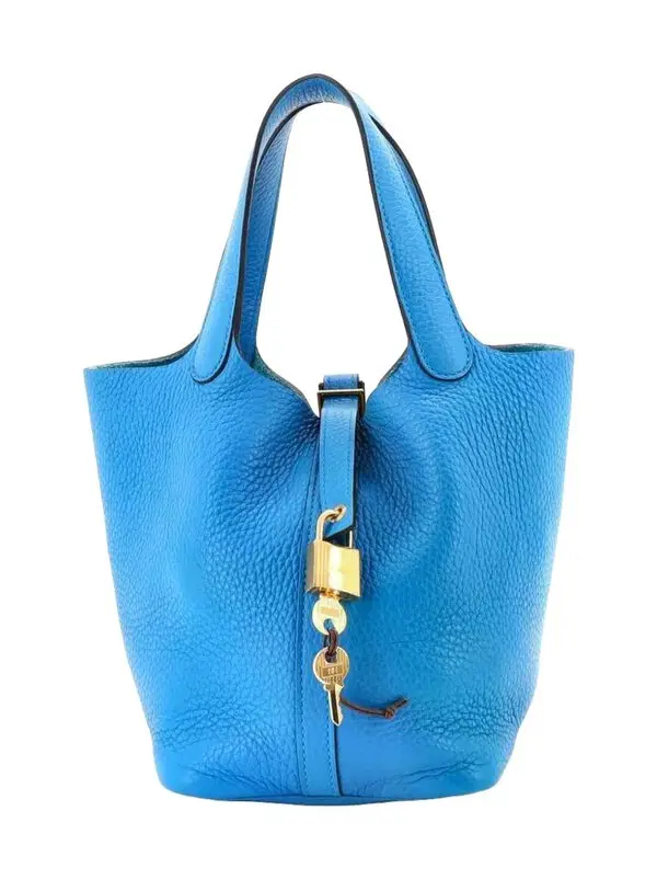 Hermès Picotin Lock Clemence Pm - Blue
