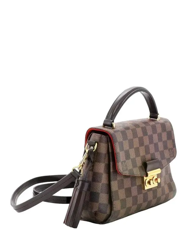 LOUIS VUITTON Croisette Damier Crossbody Bag - Brown