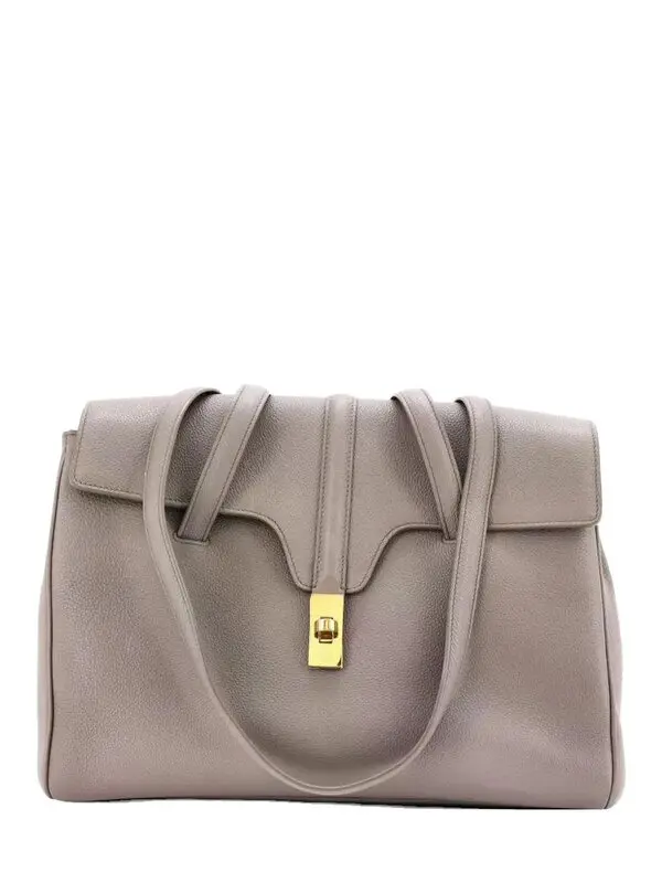 Celine Soft 16 Medium Shoulder Bag - Grey