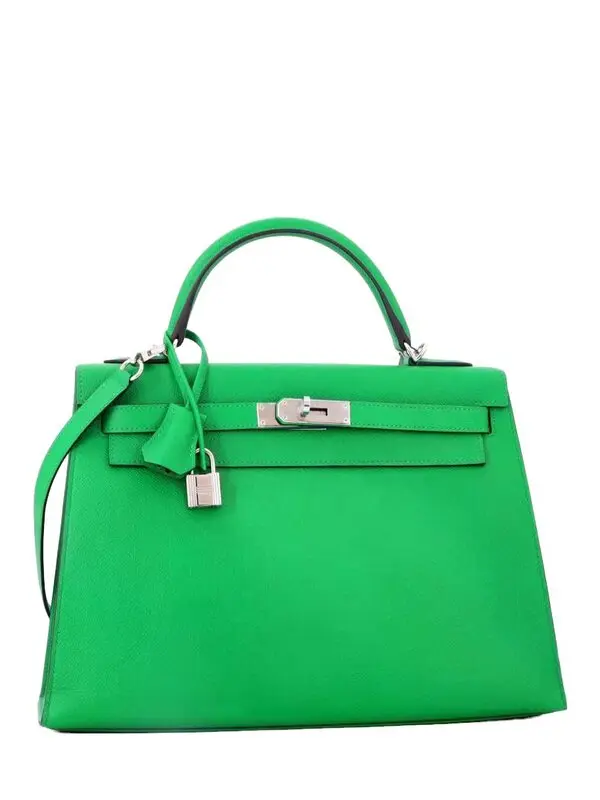 Hermès Kelly 32 Satchel - Green