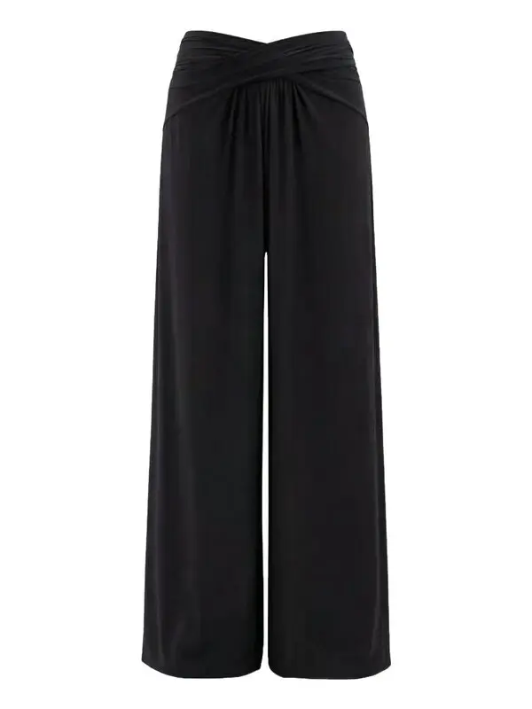 AMAZUIN Wide-leg Trousers - Black