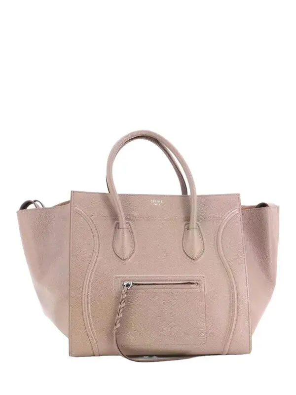 Celine Phantom Grainy Leather Medium Tote Bag - Neutrals