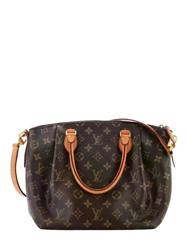 LOUIS VUITTON Turenne Handbag Monogram Canvas Pm Satchel - Brown
