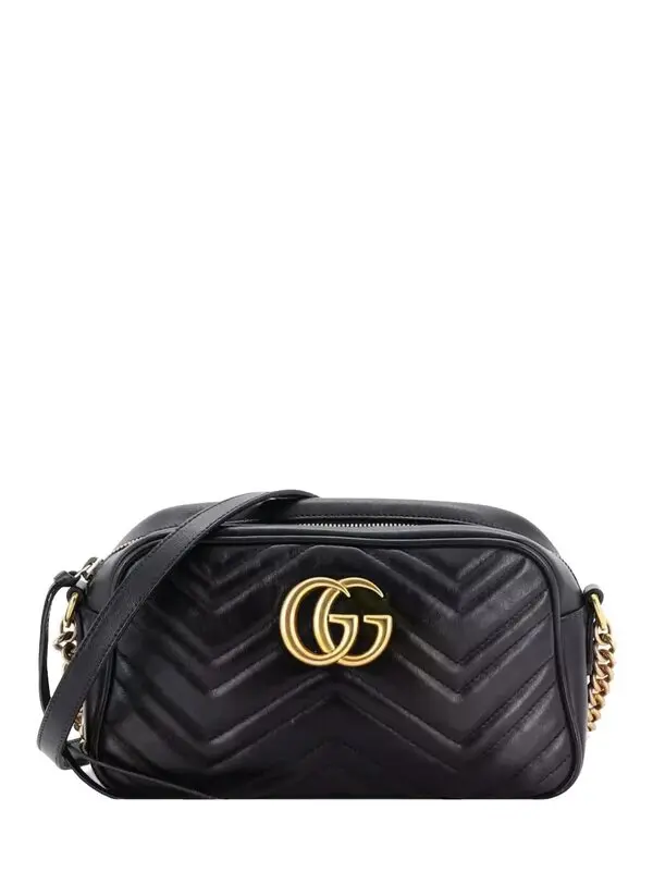 Gucci Gg Marmont Small Crossbody Bag - Black