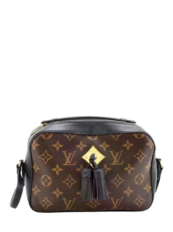 LOUIS VUITTON Saintonge Handbag Monogram Canvas - Brown