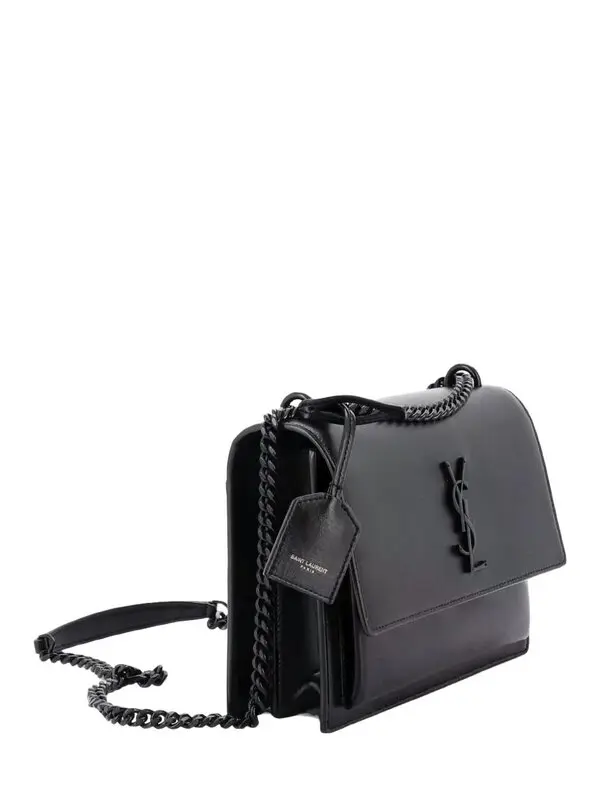 Saint Laurent Sunset Medium Crossbody Bag - Black