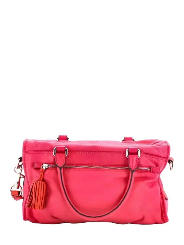 Loewe Madrid Shoulder Bag Leather Medium Tote Bag - Pink