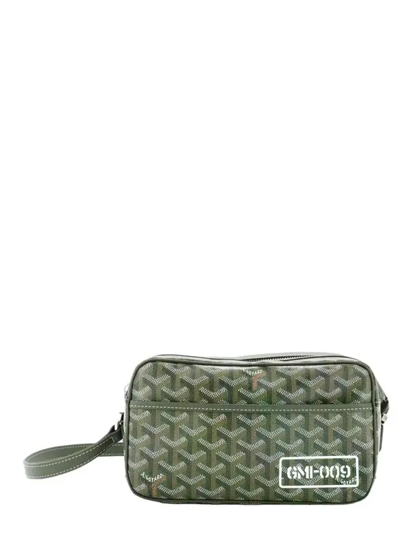 Goyard Cap Vert Printed Coated Canvas Crossbody Bag - Green