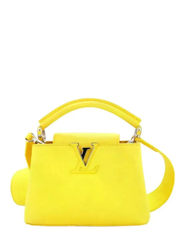 LOUIS VUITTON Capucines Mini Satchel - Yellow