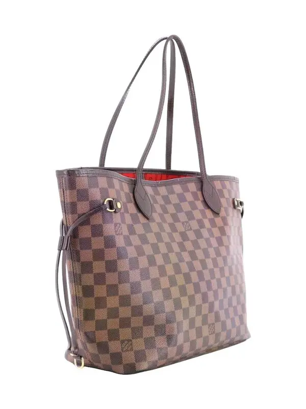 LOUIS VUITTON Neverfull Mm Damier Tote Bag - Brown