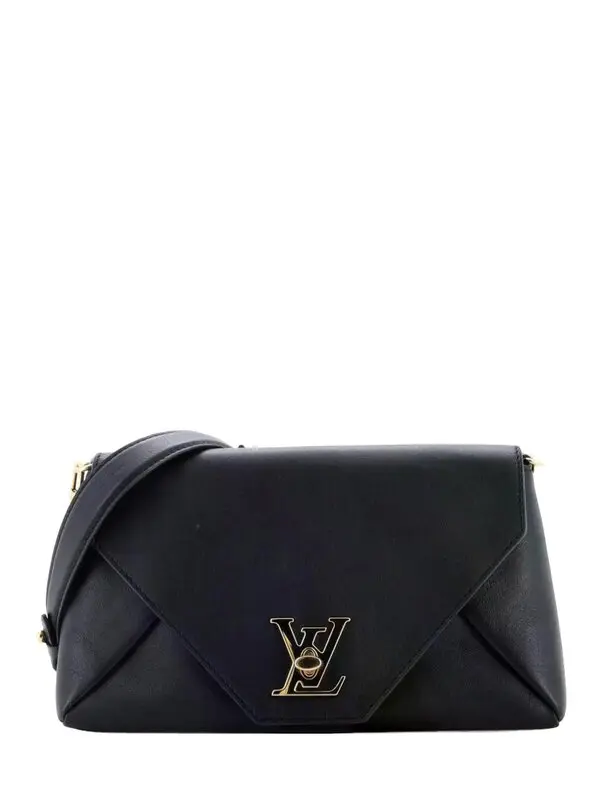 LOUIS VUITTON Love Note Chain Clutch - Black
