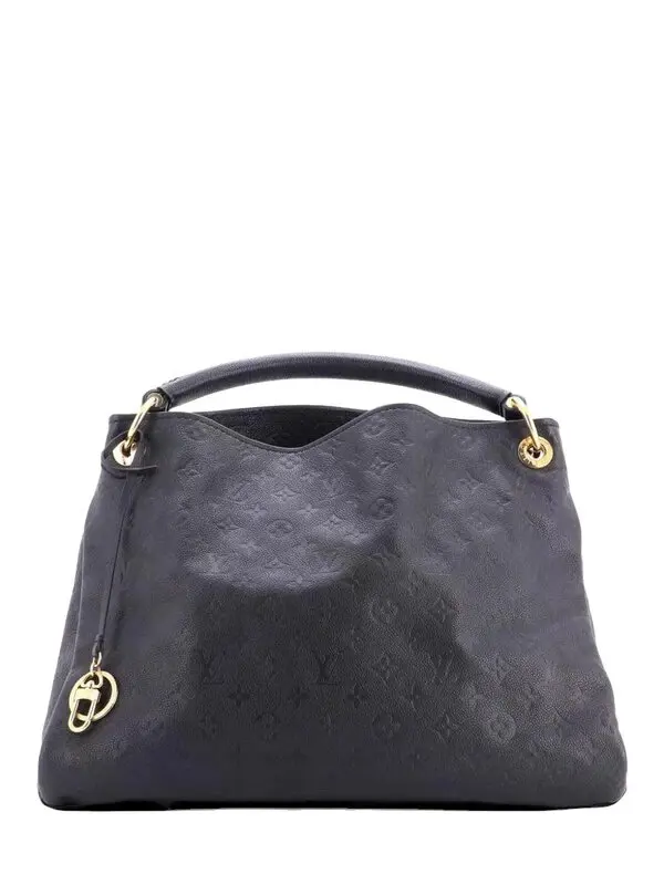 LOUIS VUITTON Artsy Mm Hobo Bag Monogram Empreinte Leather - Black