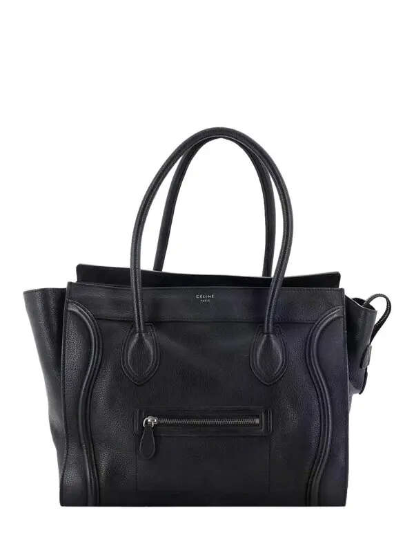 Celine Luggage Shoulder Bag - Black